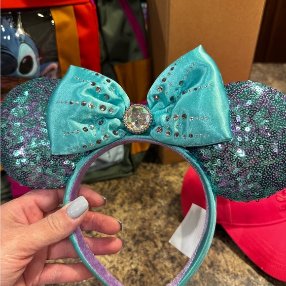 Disney | Accessories | Disney Stitch And Sequins Ears | Poshmark